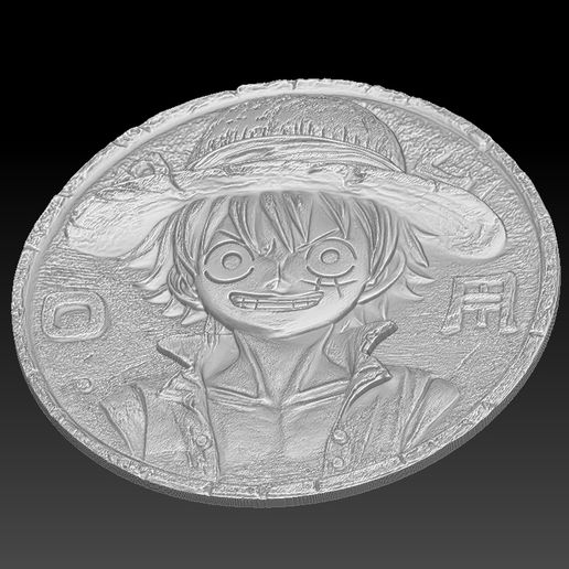 🐎 Luffy CNC Relief Model・ STL File for 3D printing・Cults