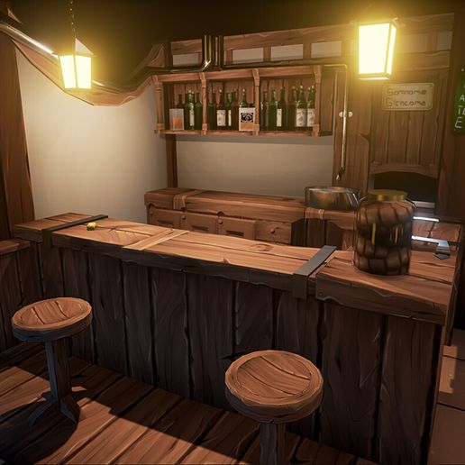 STL file DnD Fantasy Bar 🎲 ・3D printing model to download・Cults