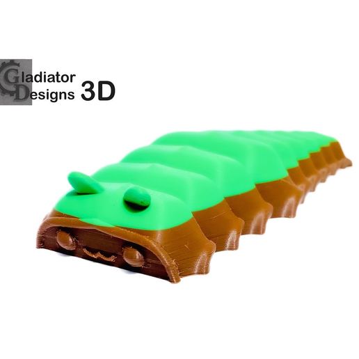 🐛 Cute Roly Poly・ 3D File for ・Cults
