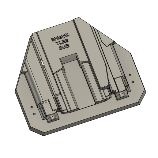 🛡️ Smith & Wesson Shield X TLR8 Sub Antimatter Wing Split Holster Mold・ STL File for 3D printing ...