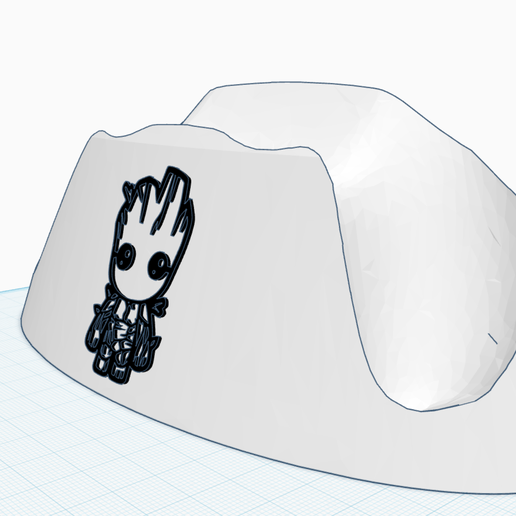 👶 BABY GROOT PS5 CONTROLLER HOLDER・ STL File for 3D printing・Cults
