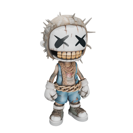 👾 Creepy Street Doll – STL, OBJ, GLB – 3D Printable Urban Horror ...