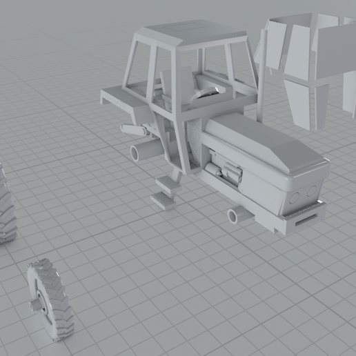 STL file Marshall 904 4WD WITH ROOF tractor model 🚜 (OBJ)・3D printing ...