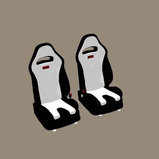 STL file SUBARU IMPREZA WRX STI 05 Seats 🪣 ・Model to download and 3D ...