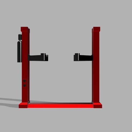 🚗 2 Post Car Lift Scale 1/64 ( File ONLY)・ 3D File for 3D printing・Cults