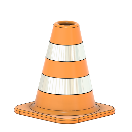 🚗 Cone de estrada・Arquivo STL Grátis para Impressão 3D・Cults