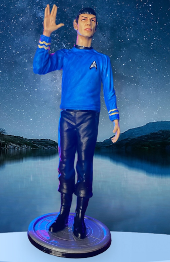 ⭐ Captain Spock Star Trek・ STL File for 3D printing・Cults