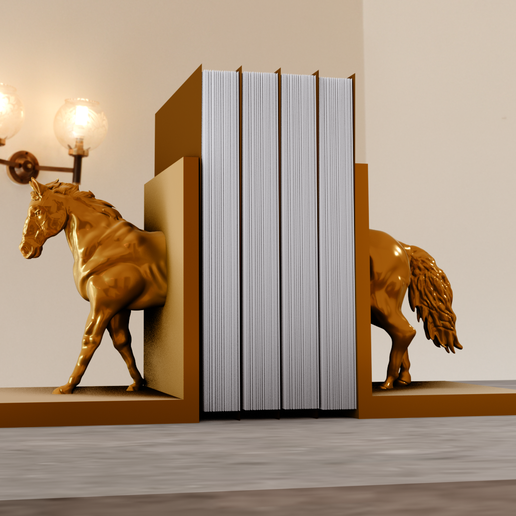 horse library display