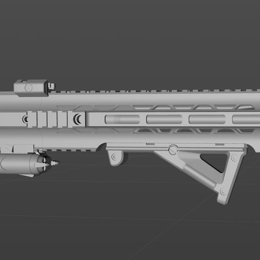 OBJ file American AR-15 rifle-1 digital model material 🗺️ ・3D printer ...