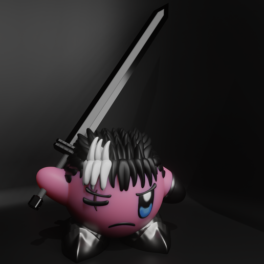 Archivo STL Kirby - Guts (Berserk) 🎲 ・Modelo para descargar e imprimir ...