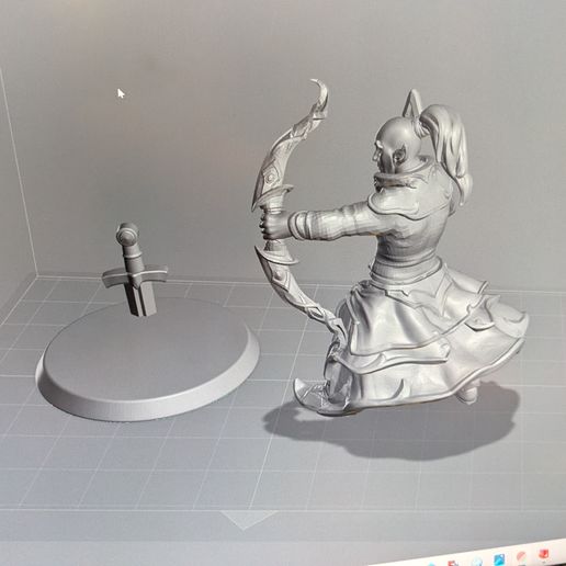 STL file DnD Character - Male Elf with Bow ♂️ ・3D printable model to ...