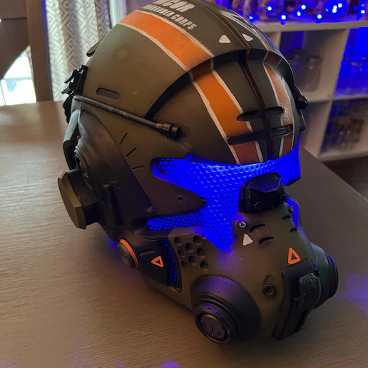 3D printable Printable TitanFall Helmet・Cults