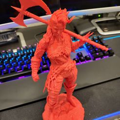 3D printing Karlach | Baldur's Gate 3 | 292mm (Full body + Bust) • made ...