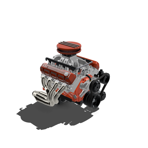 🏎️ Chev 632 Crate Motor 1000hp with pulleys GM Performance BBC・ STL ...