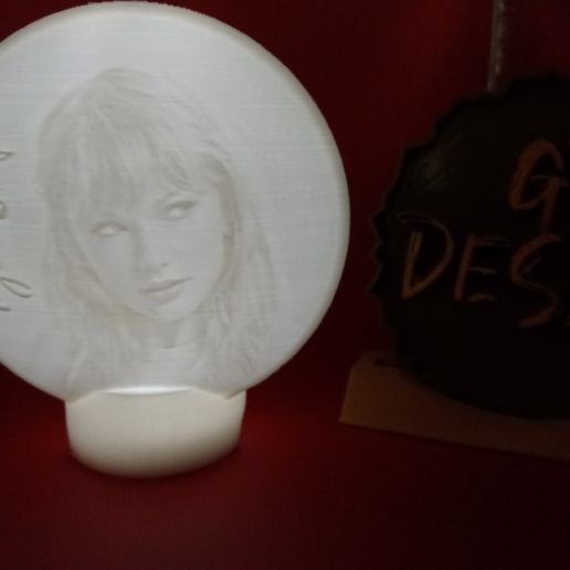 🥳 Taylor Swift Light・ STL File for ・Cults