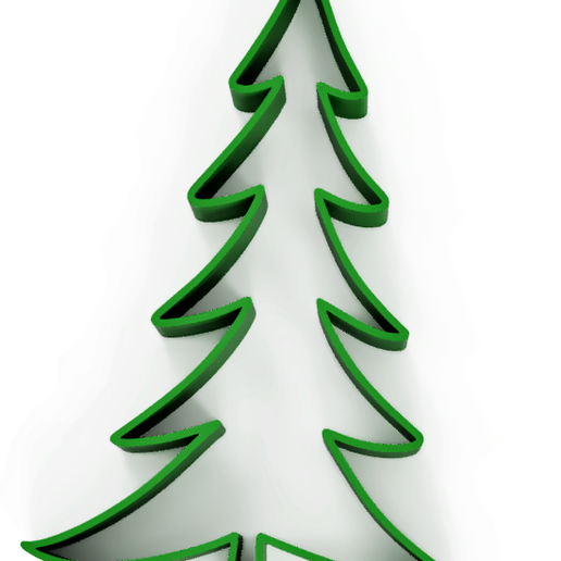 🎄 CHRISTMAS TREE COOKIE CUTTER・Free STL File for ・Cults