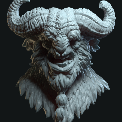 STL file Faun V2 - Custom Action Figure Head 👤 ・3D printer design to ...