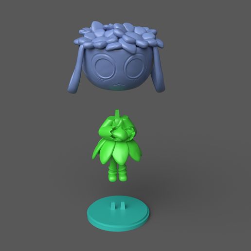 🗺️ Dandy's World: Skin Bassie Sunflower Patch・ 3D File for 3D printing ...