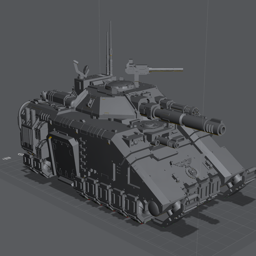 🪖 Hover Sci-Fi Tank・Free 3D File for 3D printing・Cults