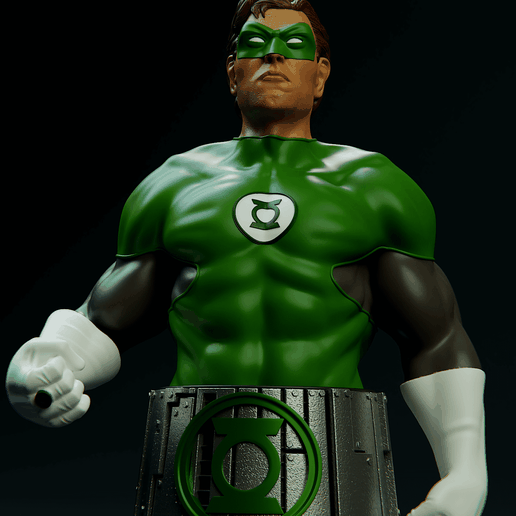 green lantern hal jordan render