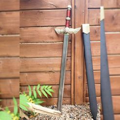 3D printable KENSUKE DUNGEON MESHI LAIOS TOUDEN COSPLAY SWORD Second ...