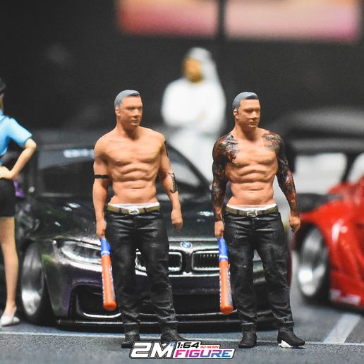 STL file GANGSTER - SCALE 164 - 3D PRINT MODEL 👩 ・3D printer design to ...