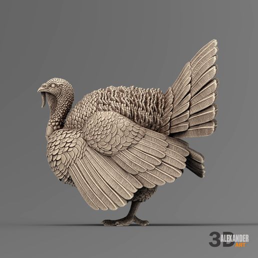 🖨️ gobbler 3D print model・ STL File for 3D printing・Cults