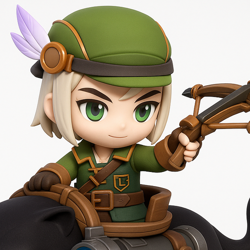 🏹 Wild Hunter・ 3D File for 3D printing・Cults
