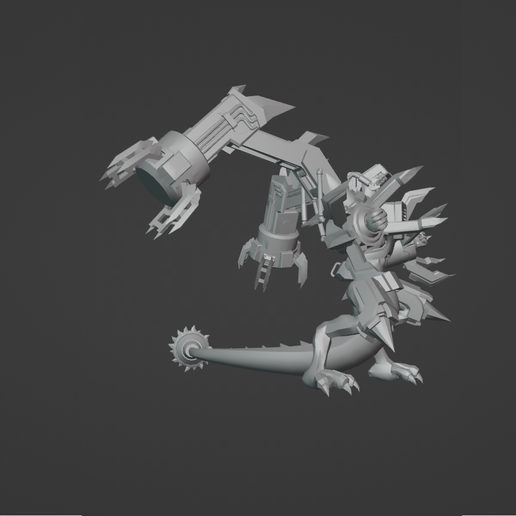🎲 Yugioh Rush Duel Constructor Wyrm Buildragon 3D STL figure Model・ STL File for 3D printing・Cults