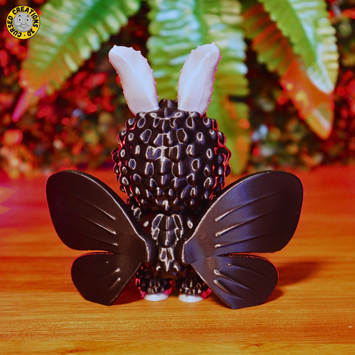 🦋 Mothbubu - Labubu x Mothman・ STL File for 3D printing・Cults