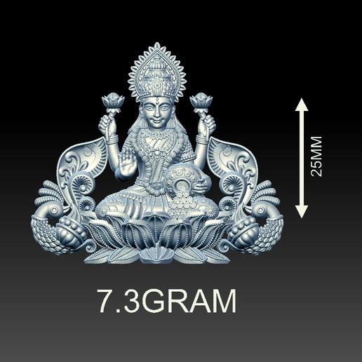🛕 Lakshmi mata・ STL File for 3D printing・Cults