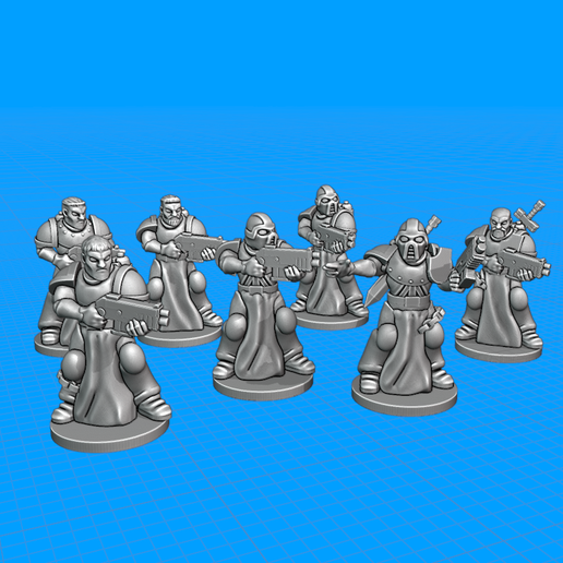 🛰 8-15mm Space Battle Brothers (40 variations)・ 3D File for ・Cults