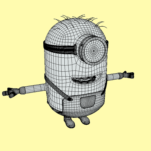 minion stuart drawing