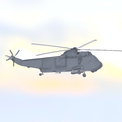 🤴 Sikorsky H-3 Sea King・ 3D File for 3D printing・Cults