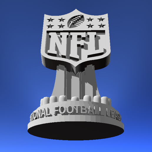 STL file NFL Logo Trophy 🏆 ・Model to download and 3D print・Cults