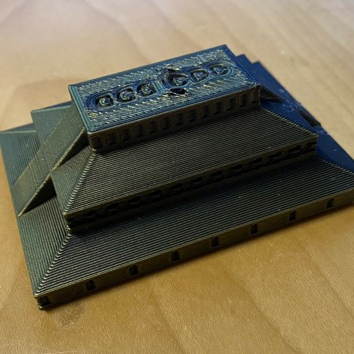 🕍 Temple Printer Test, Fidget Toy, and Tool・Free STL File for ・Cults
