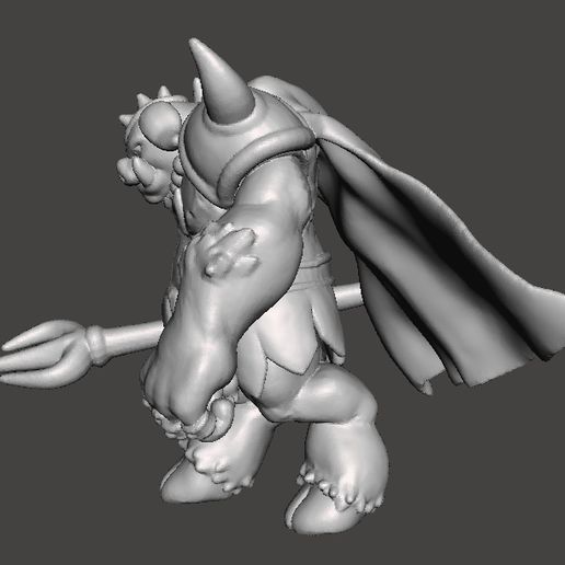 👹 GANON MONSTER MINIATURE MODEL FOR FANTASY GAMES RPG AND DND・ STL File ...
