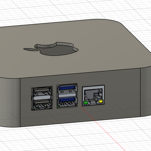 Fichier 3MF Apple MAC Mini Case for Raspberry pi 4 🍎 ・Design à ...