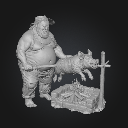 🎨 Backwoods BBQ・ STL File for 3D printing・Cults