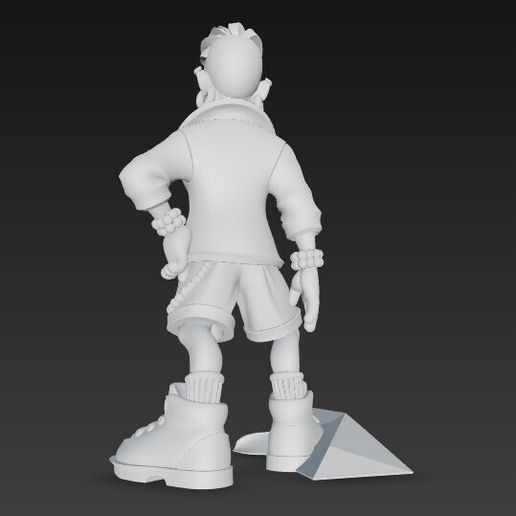 🎨 Rebel Punk Character Figure・ STL File for 3D printing・Cults