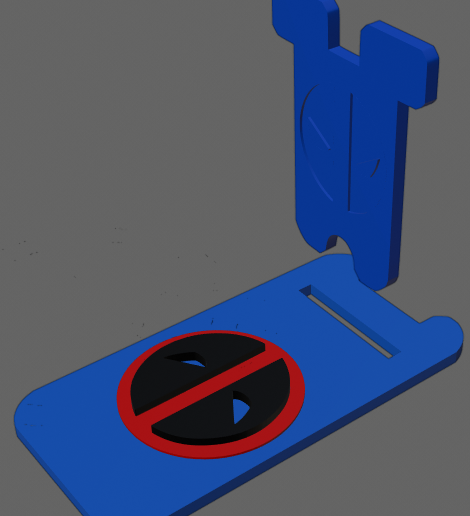 Free STL file fast print phone stand deadpool 📞 ・3D printer model to ...
