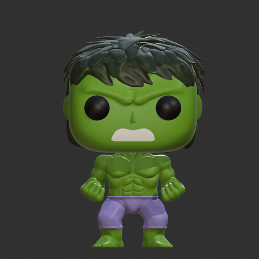 🦸 Hulk Funko Pop - Marvel Avengers・ STL File for 3D printing・Cults