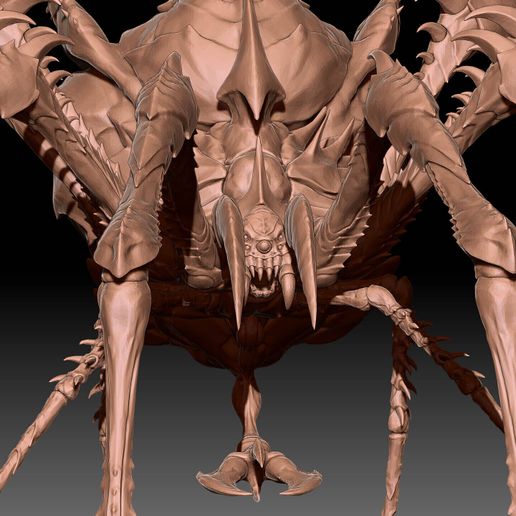 🕷️ Armored Spider - Demons Souls・ STL File for 3D printing・Cults