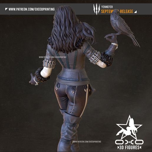 🗿 Yennefer from Witcher・ 3D File for 3D printing・Cults