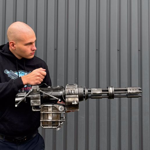 🔫 Minigun Replica Prop Fallout 3 Weapon Cosplay・ 3D File for 3D ...