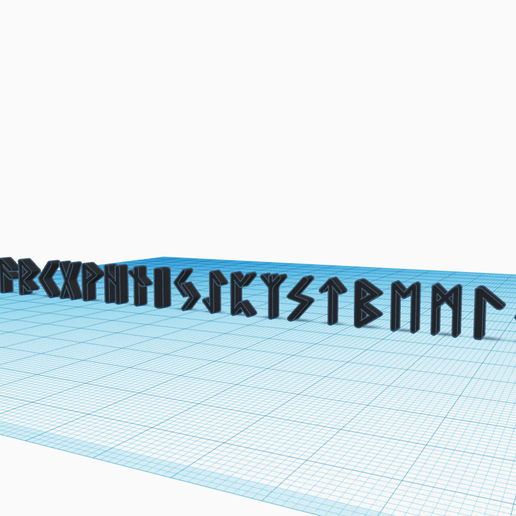 🔣 24 pack Viking Rune, the Elder Futhark Symbols / Alphabet Set, Norse ...