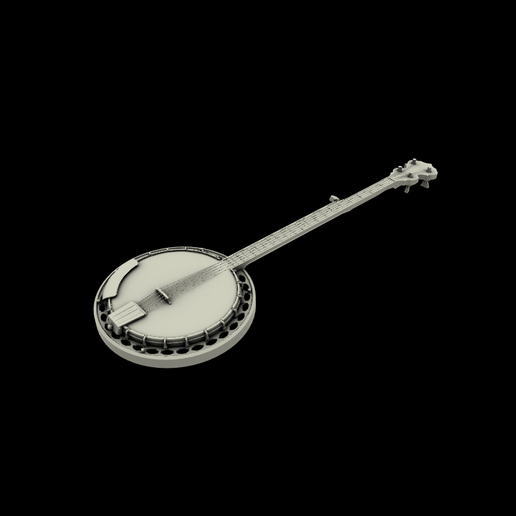 🪕 Banjo・ STL File for ・Cults