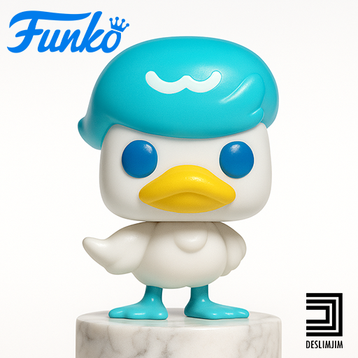 🐉 Quaxly Funko Pop toyart Pokemon・ 3D File for 3D printing・Cults