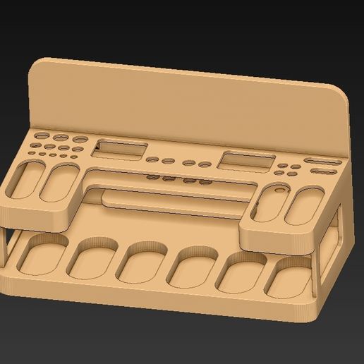 STL file Hobby Paint Rack 🎨 ・3D printer design to download・Cults