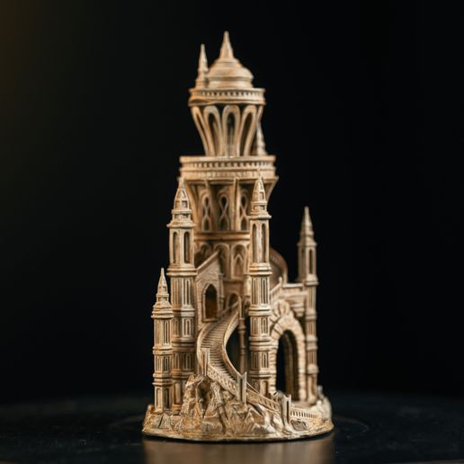 🧝 Elven Dream Castle - LOTR-Inspired Fantasy Tower・ STL File for 3D ...